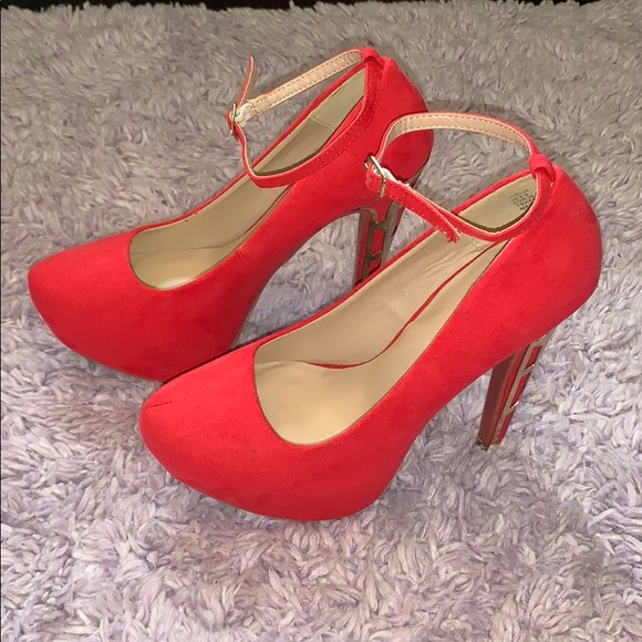 JustFab | Shoes | Bold Red Pump Stilettos | Poshmark